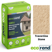 MR1 EcoRend Monocouche One Coat Render- 25kg Travertine Stone – Renders ...